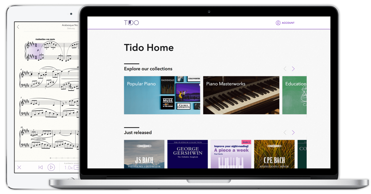 Tido digital sheet music | Discover and learn piano and vocal sheet music