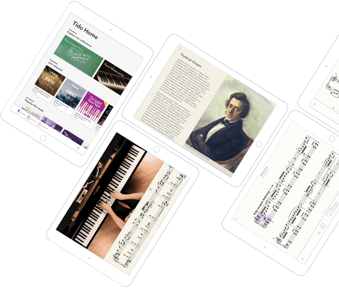 Tido digital sheet music | Discover and learn piano and vocal sheet music